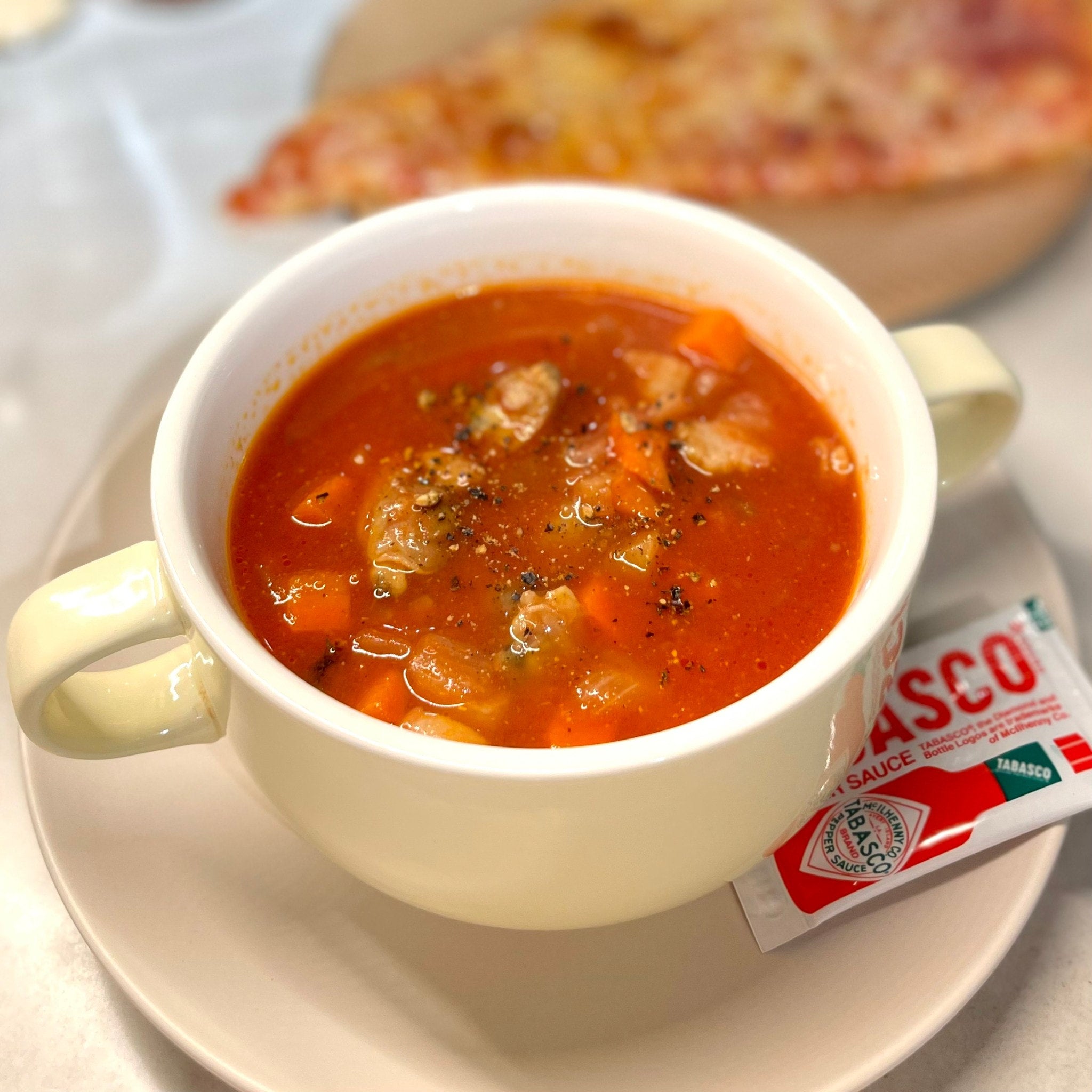 MANHATTAN CLAM CHOWDER | Nim's Pizza / NY Pizza Delivery in Tokyo